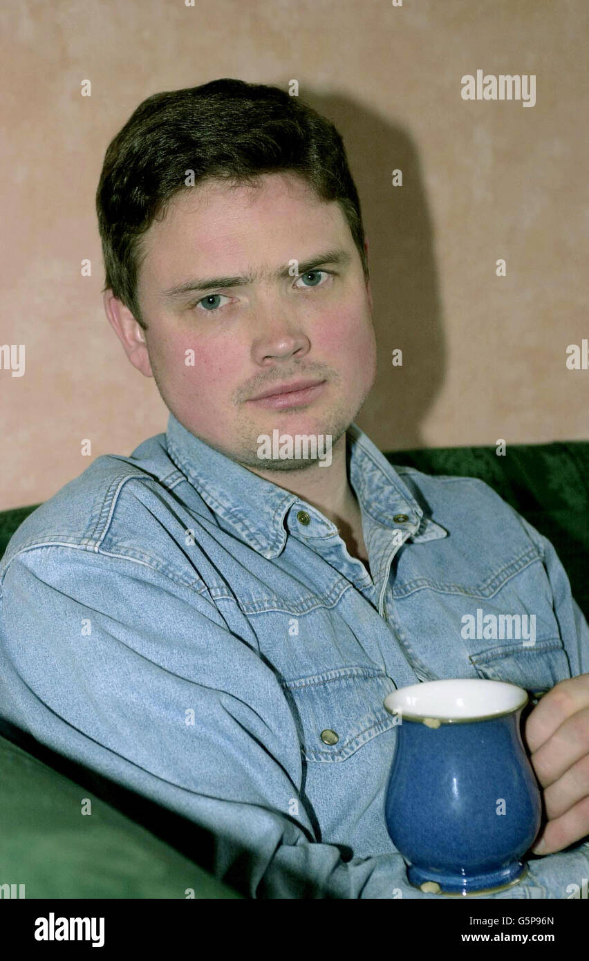 Neil Fotheringham waits for wife Stock Photo - Alamy