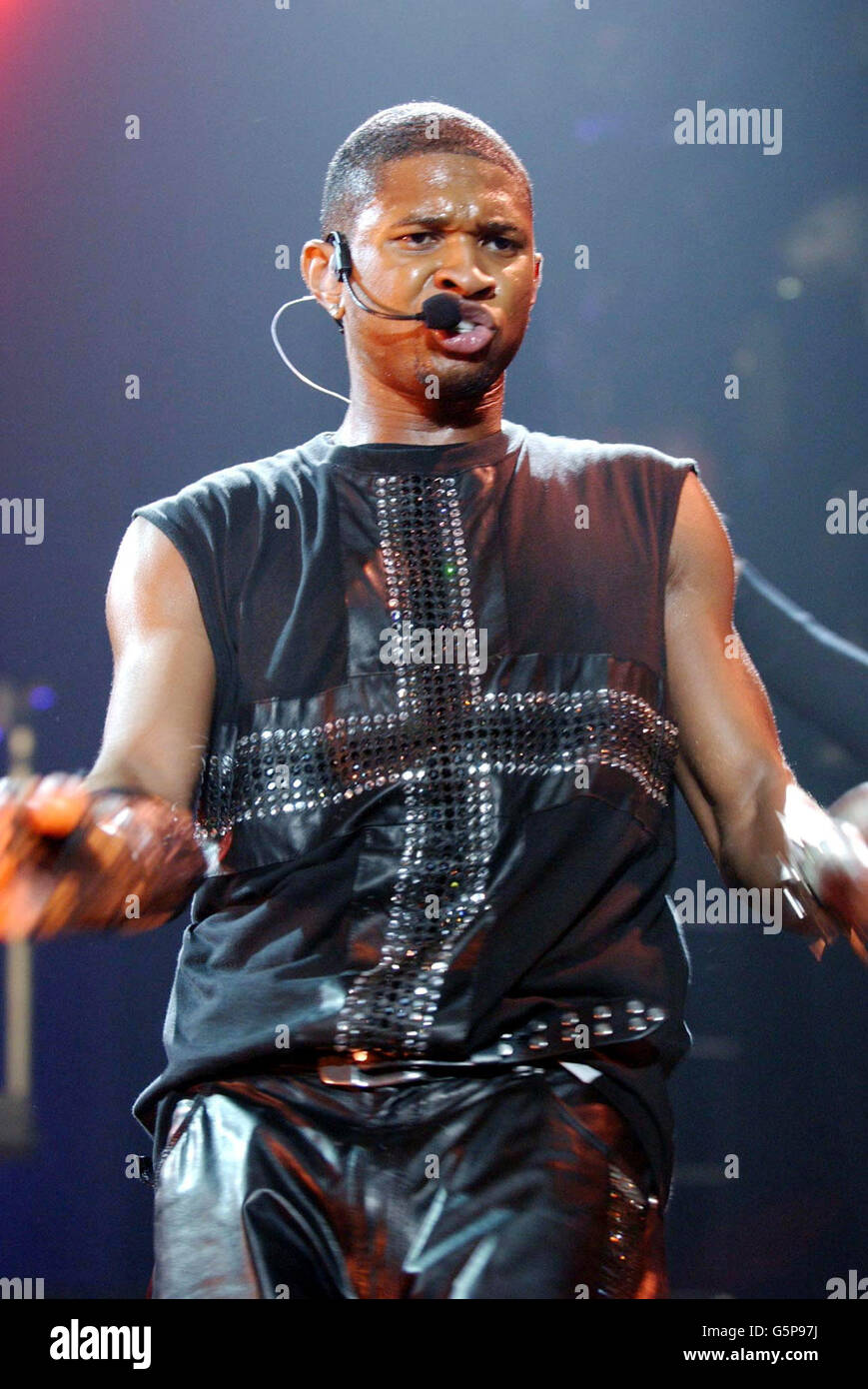 Usher at Wembley Arena Stock Photo - Alamy