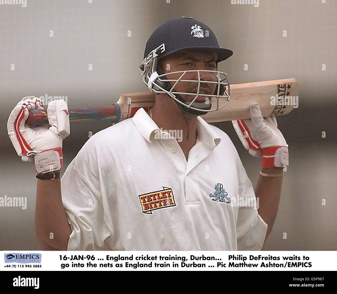 16 jan 96 england cricket training hi-res stock photography and images ...