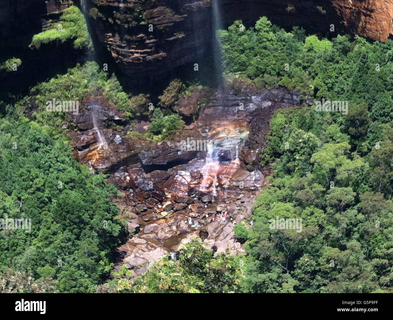 Briton killed in waterfall accident Stock Photo - Alamy
