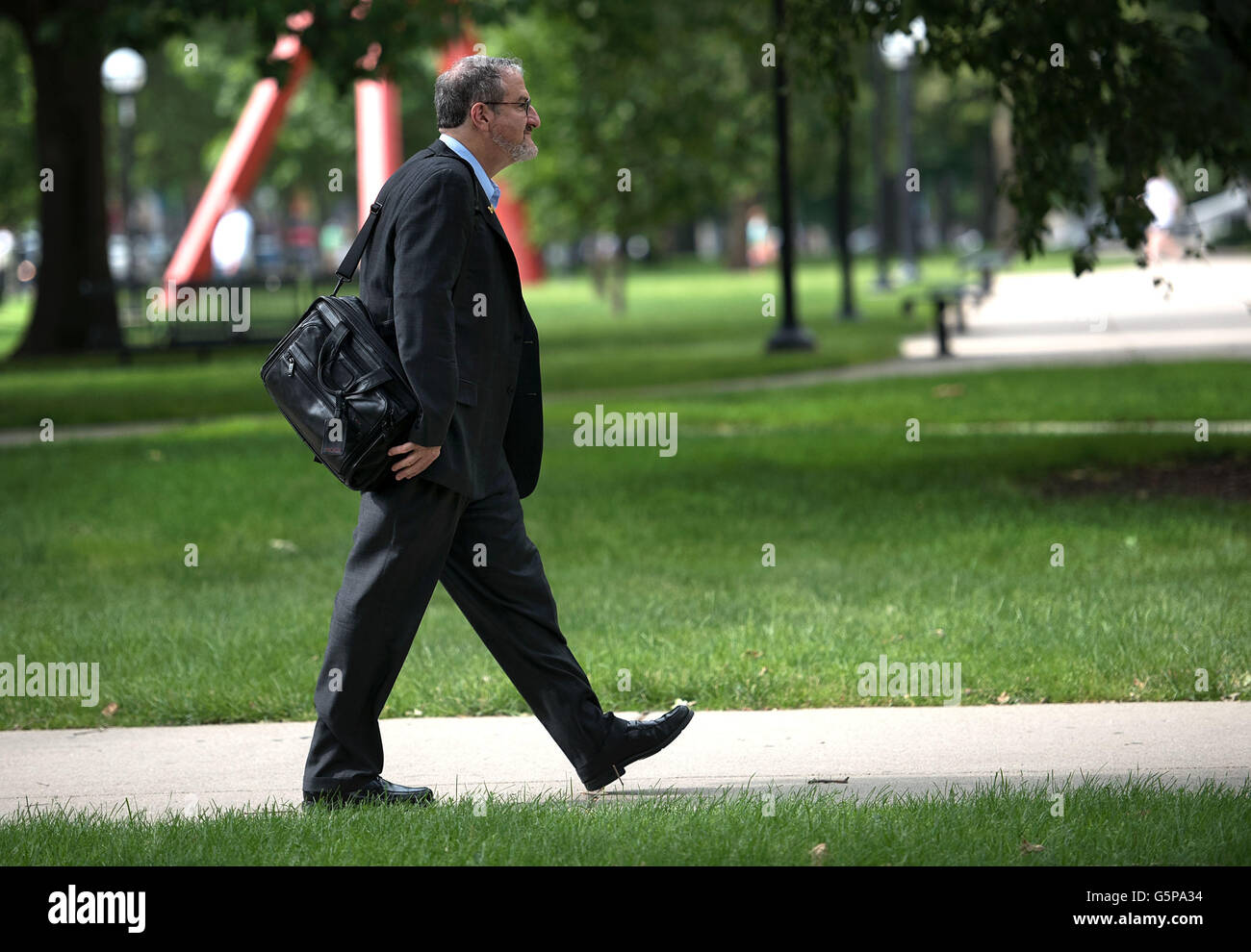Ann Arbor, MI, USA. 20th June, 2016. Mark Schlissel, president of the ...