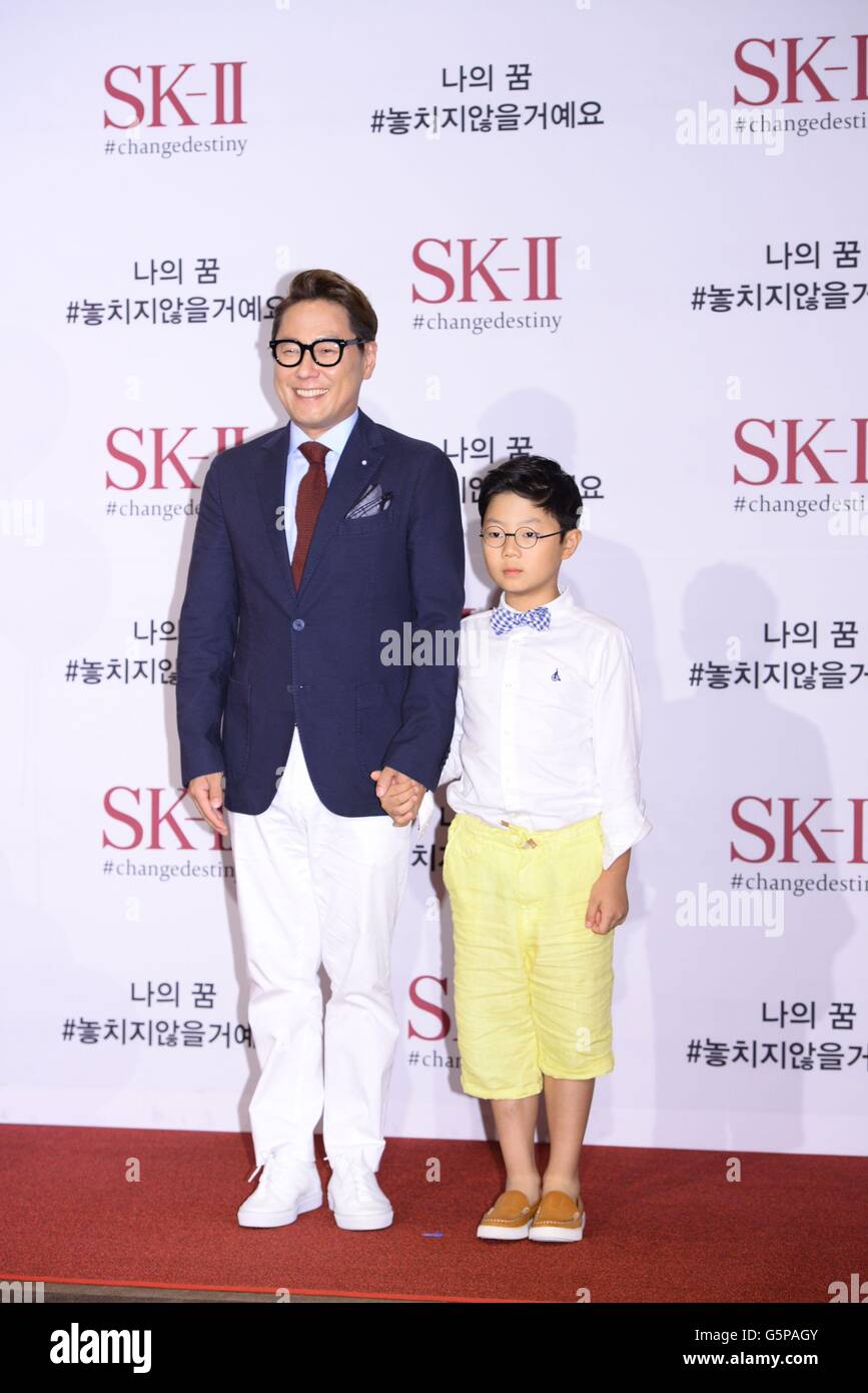 Seoul, Korea. 21st June, 2016. Hie-ae Kim, Sunny and Jong-shin Yoon ...