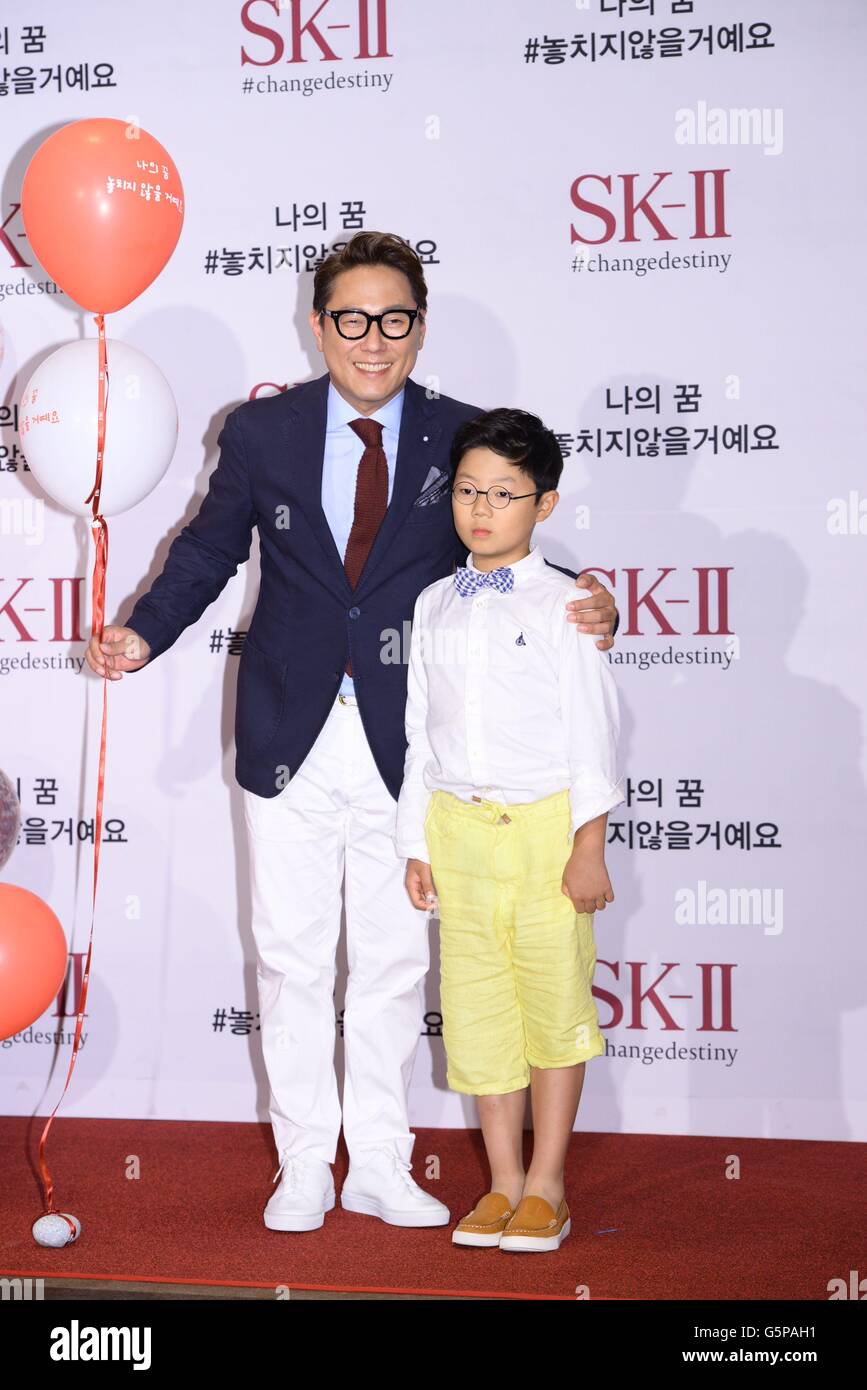 Seoul, Korea. 21st June, 2016. Hie-ae Kim, Sunny and Jong-shin Yoon ...