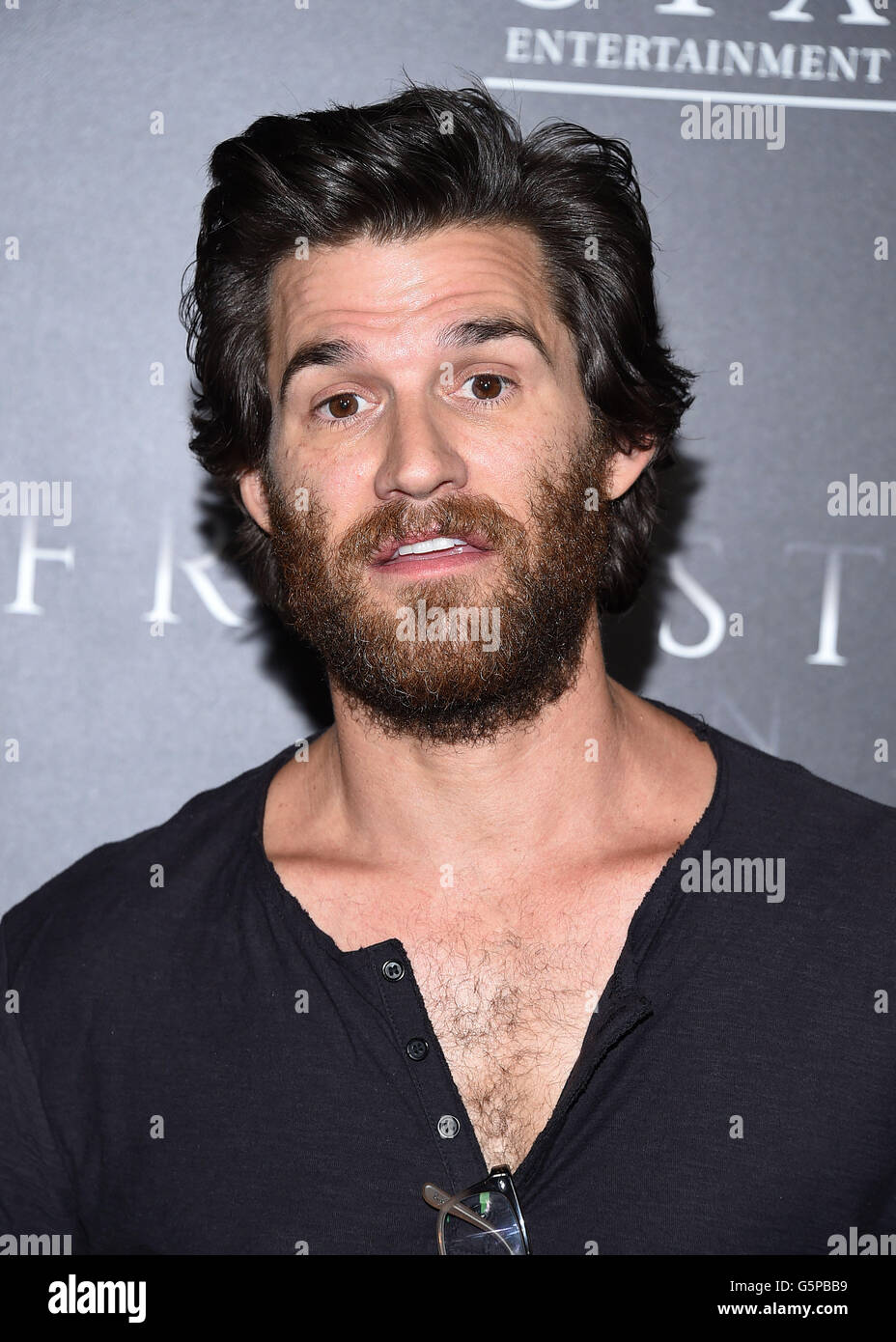 Los Angeles, California, USA. 21st June, 2016. Johnny Whitworth arrives ...