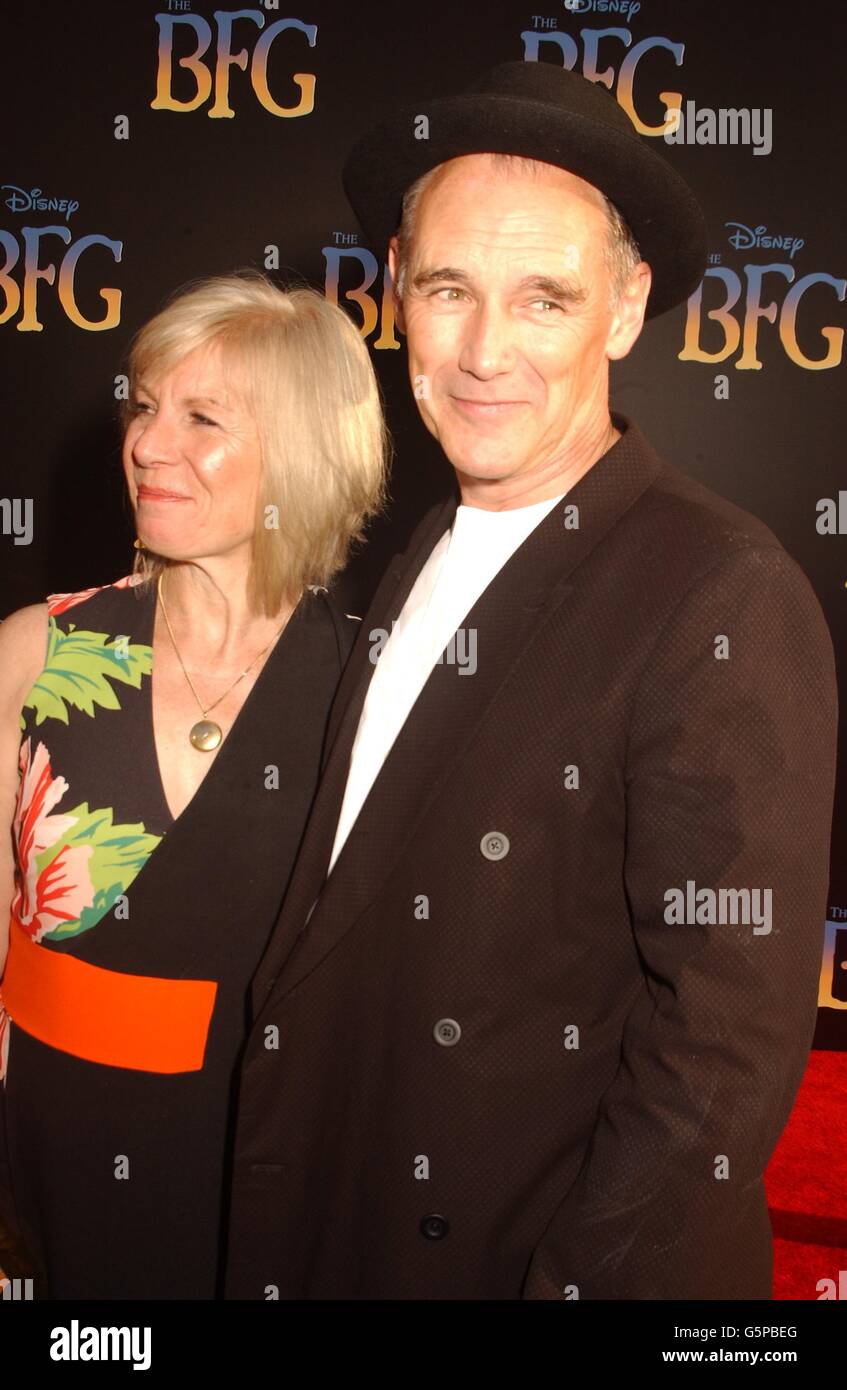 Hollywood, California, USA. 21st June, 2016. Mark Rylance & Wifel ...