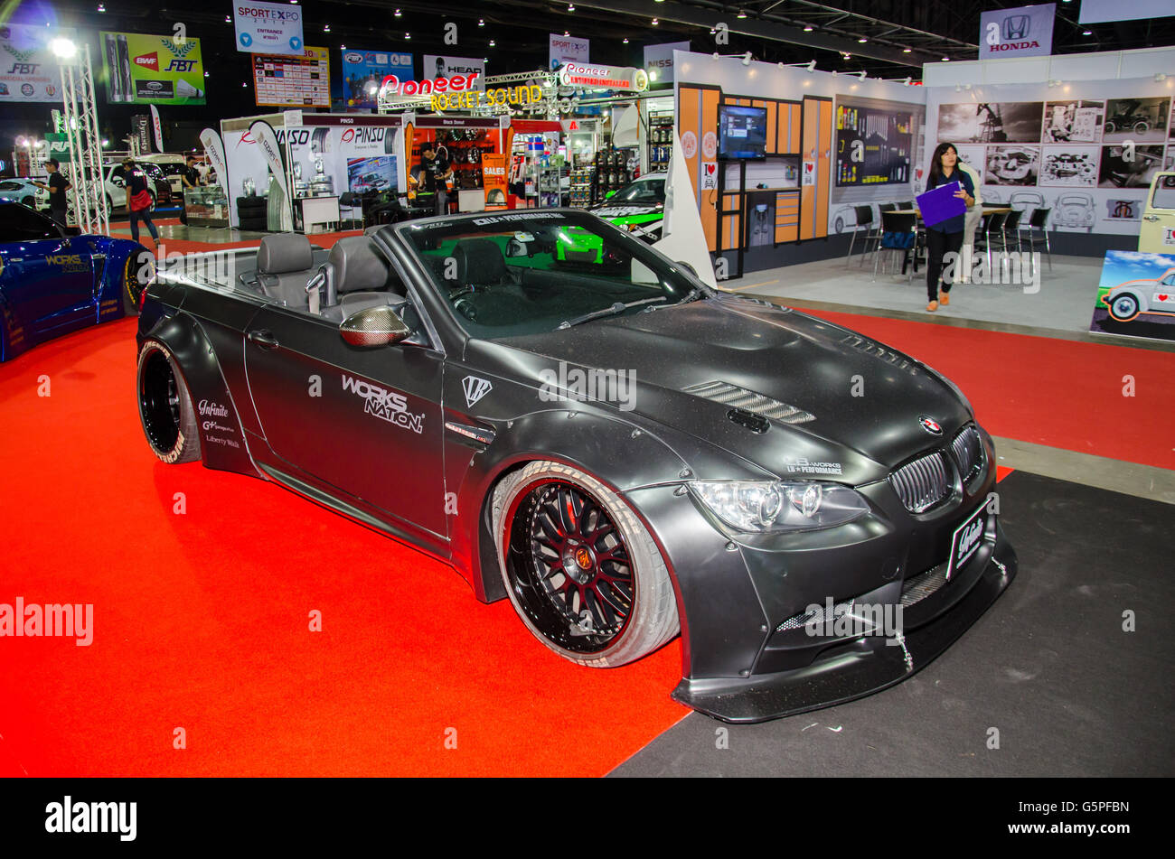 Bangkok, Thailand. 22nd June, 2016. BMW car on display at Bangkok ...