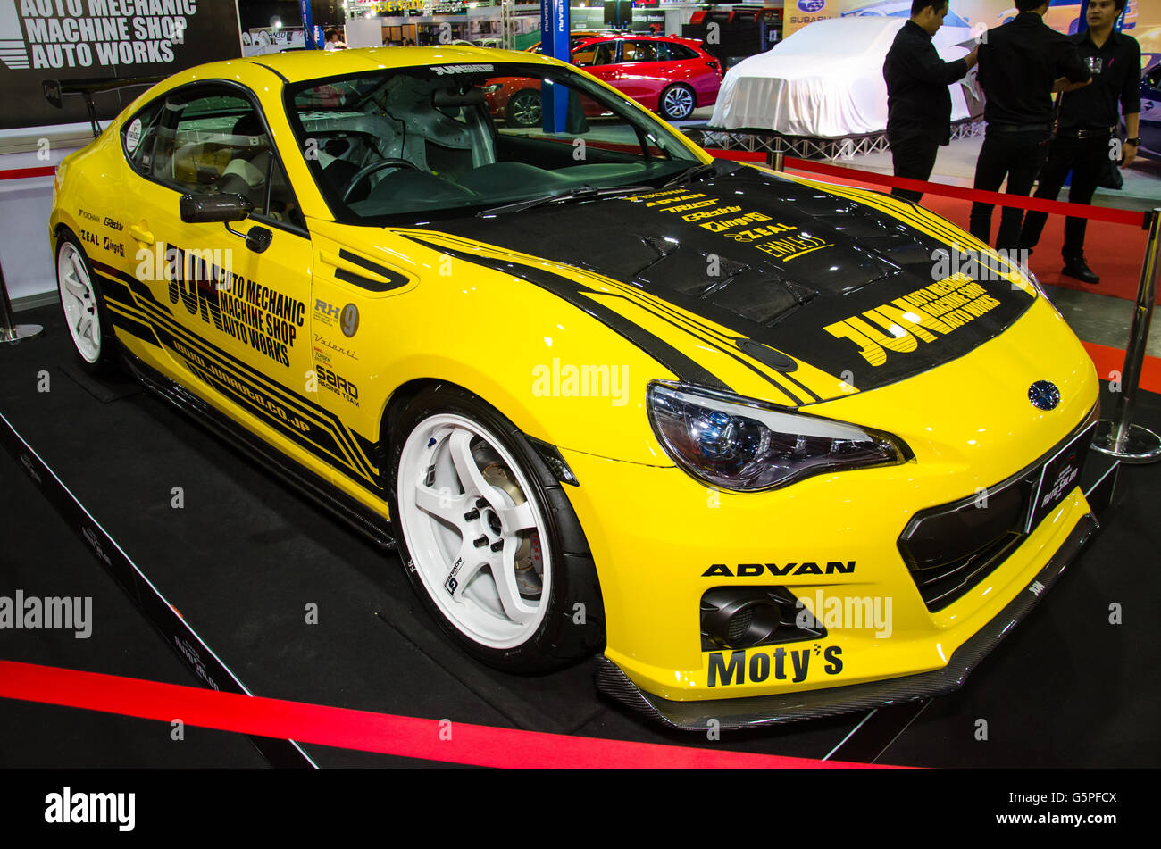 Bangkok, Thailand. 22nd June, 2016. Subaru BRZ Jun Auto Mechanic car on ...