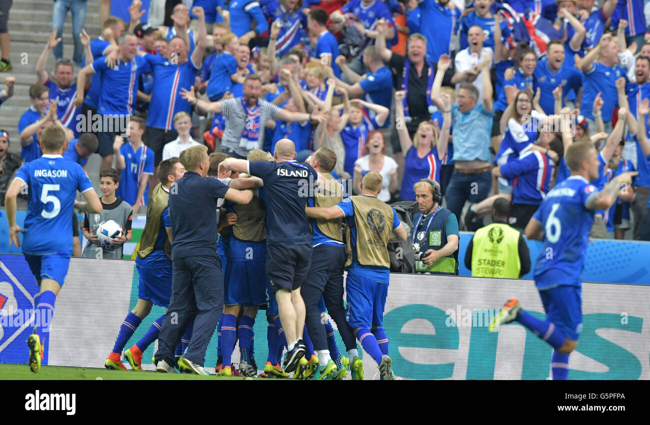 Icelands birkir bjarnason during euro hi-res stock photography and ...