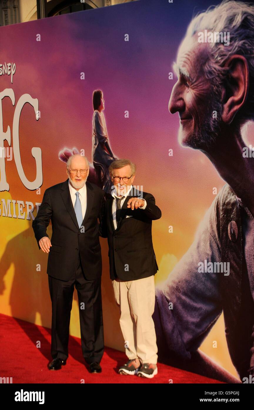 Los Angeles, CA, USA. 21st June, 2016. John Williams, Steven Spielberg ...