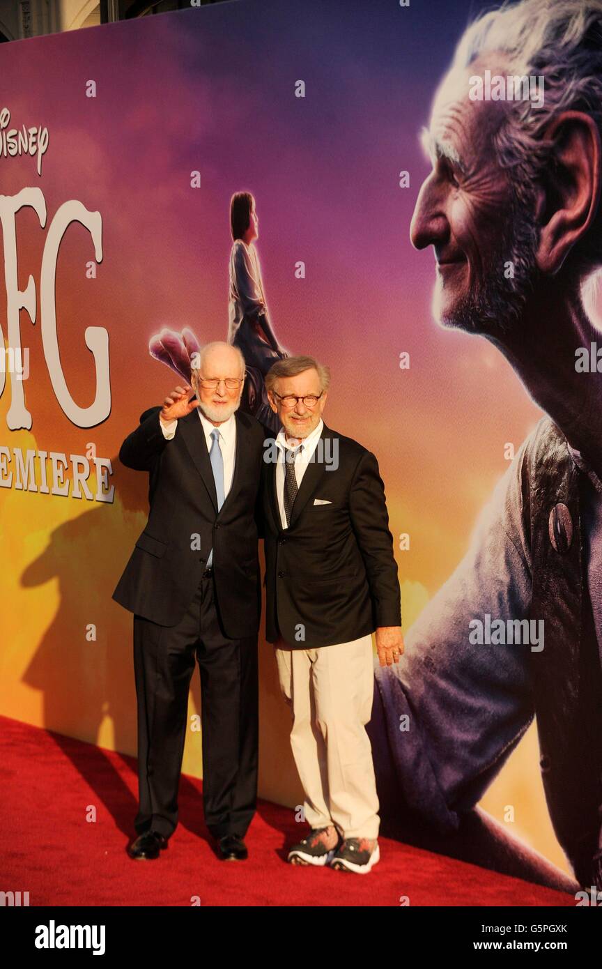 Los Angeles, CA, USA. 21st June, 2016. John Williams, Steven Spielberg ...