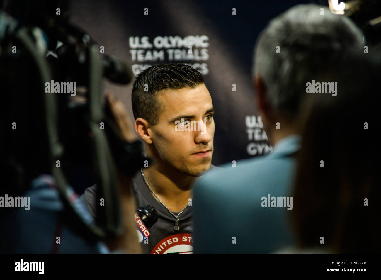 St. Louis, Missouri, USA. 22nd June, 2016. JAKE DALTON interviews with ...