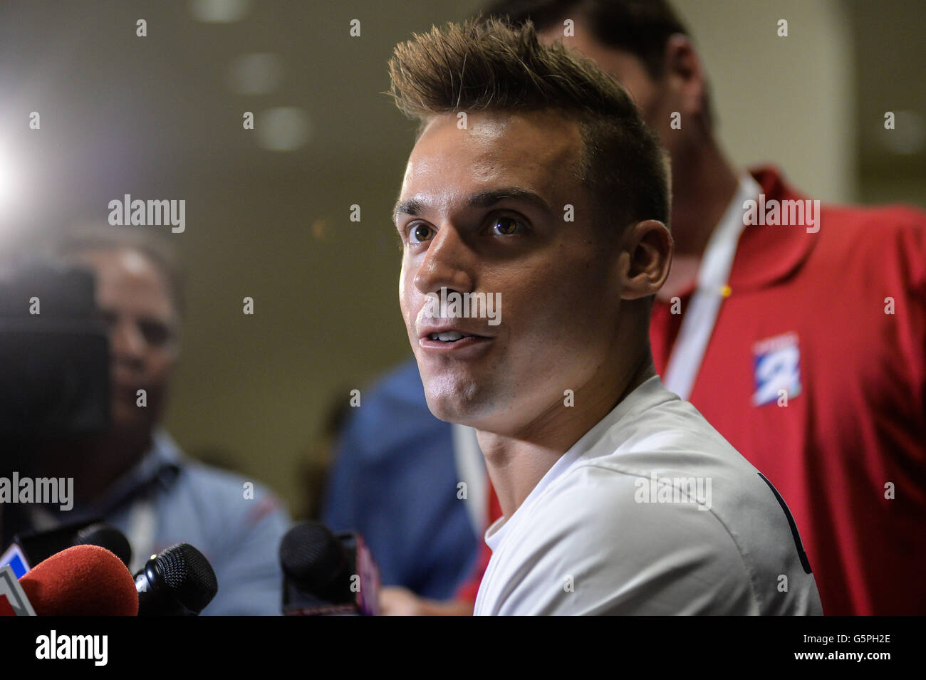 St. Louis, Missouri, USA. 22nd June, 2016. SAM MIKULAK interviews with ...