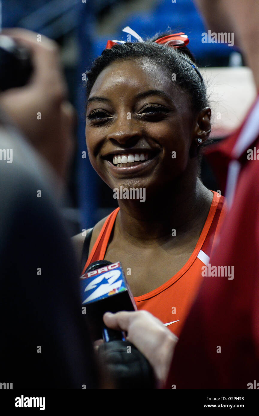 St. Louis, Missouri, USA. 22nd June, 2016. Three time world champion ...