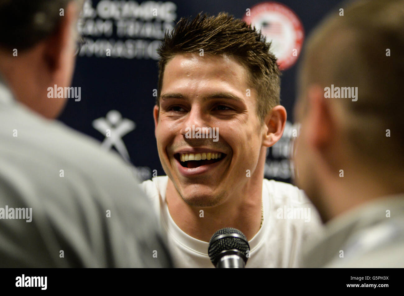 St. Louis, Missouri, USA. 22nd June, 2016. CHRIS BROOKS interviews with ...