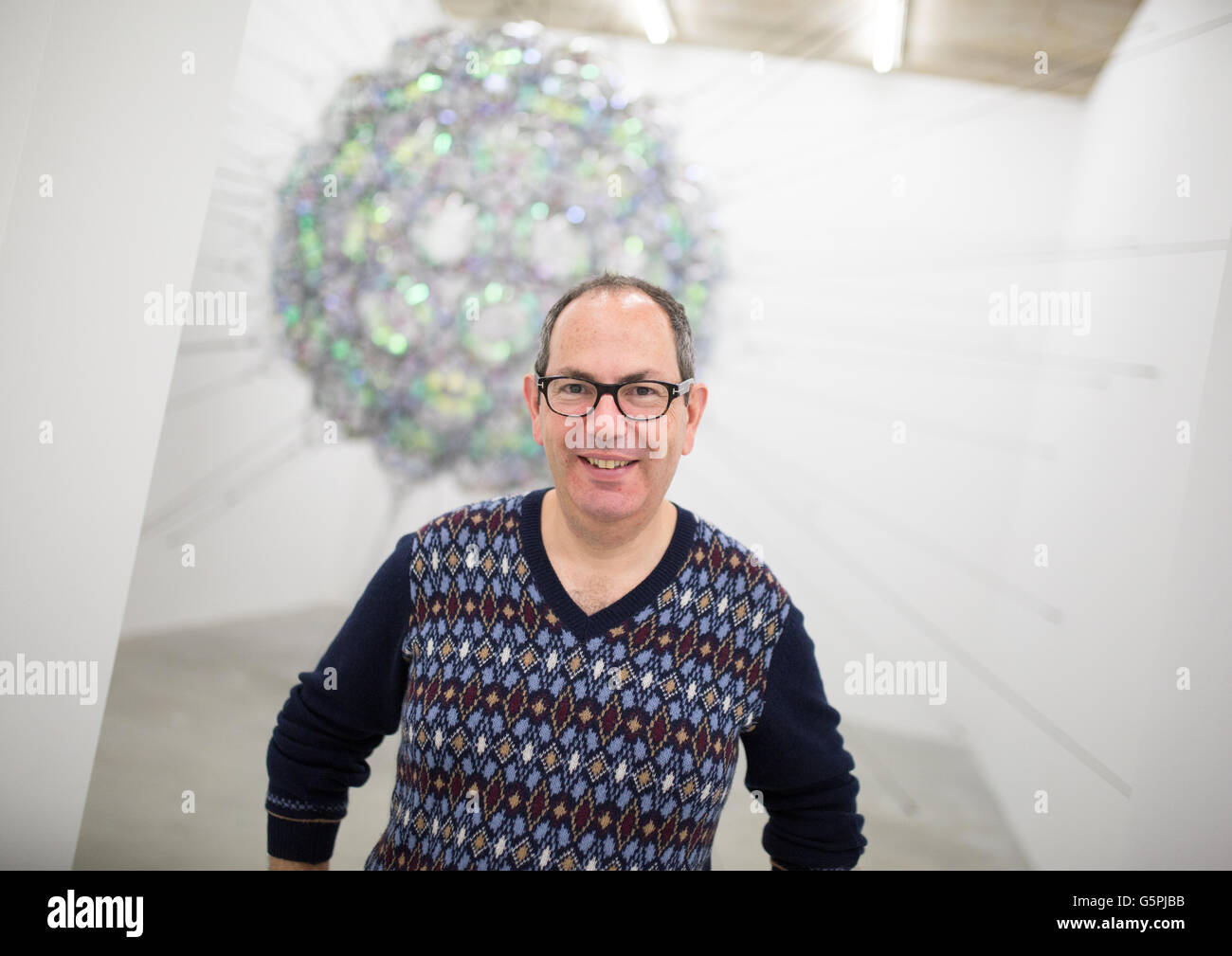 Duesseldorf, Germany. 21st June, 2016. Arts collector Gil Bonner stands ...