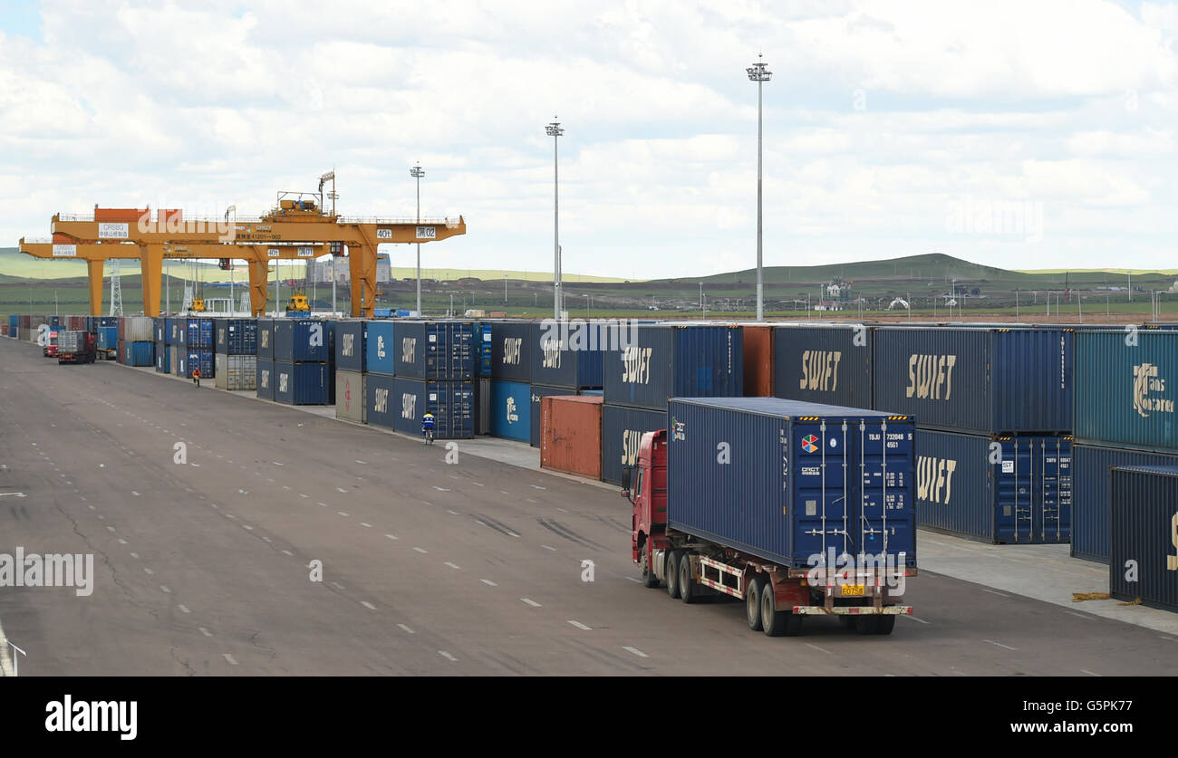 Manzhouli, China's Inner Mongolia Autonomous Region. 23rd June, 2016. A ...