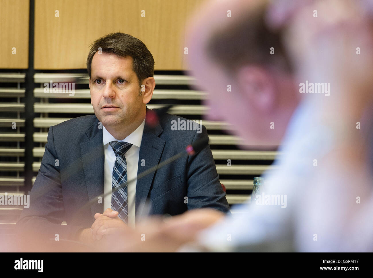 Hanover, Germany. 23rd June, 2016. Olaf Lies, Minister of Economic ...