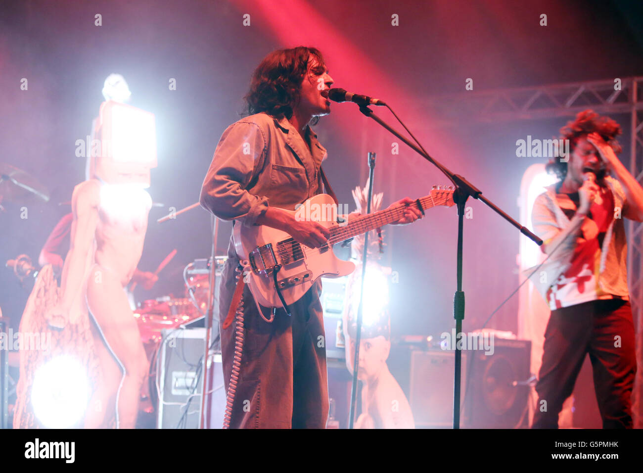 Zagreb, Croatia. 22nd June, 2016. Performance of american band Yeasayer ...