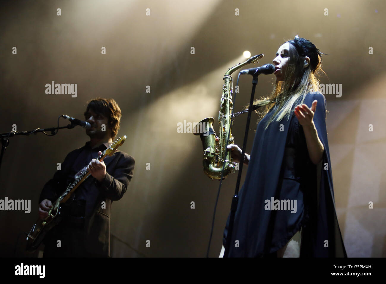 Zagreb, Croatia - 22th June, 2016 : Performance of english musician ...