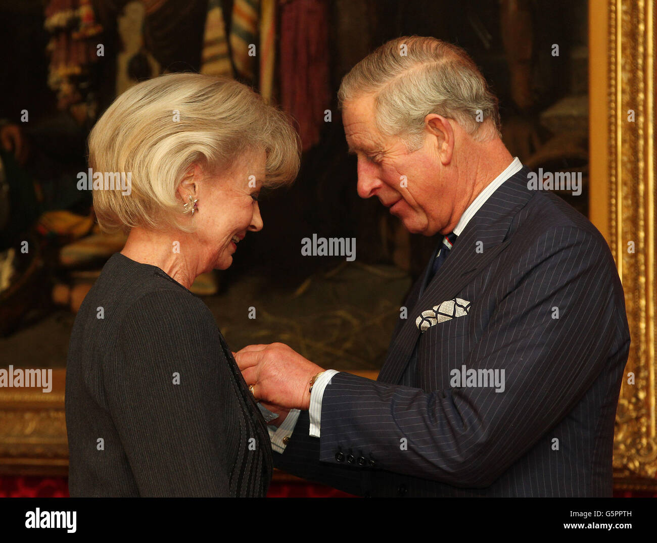 The Prince of Wales presents Lady Rayne with The Prince of Wales ...