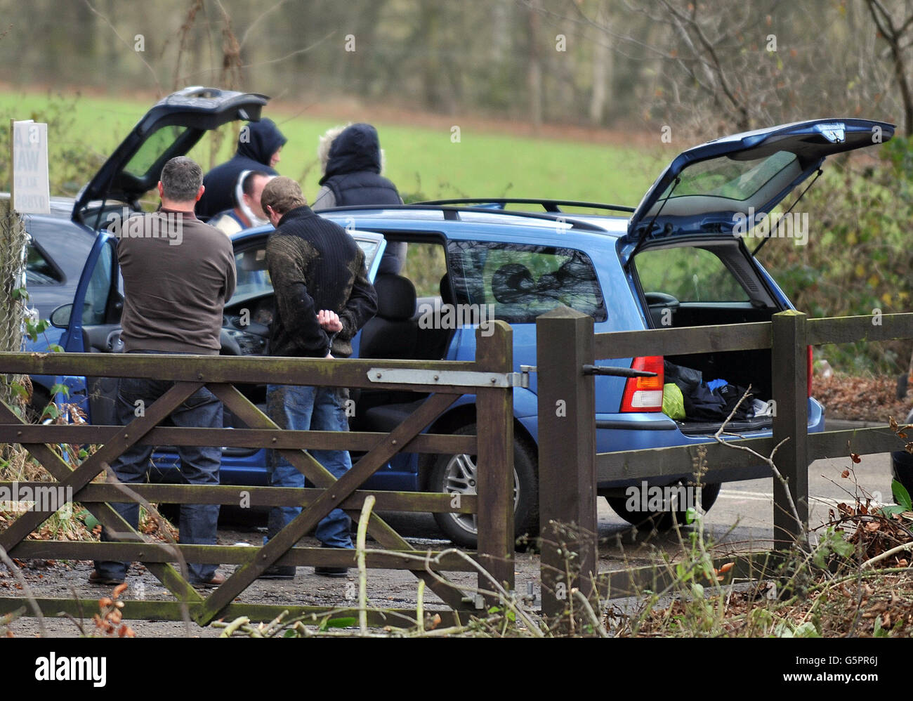 Police operation in Brentwood Stock Photo - Alamy