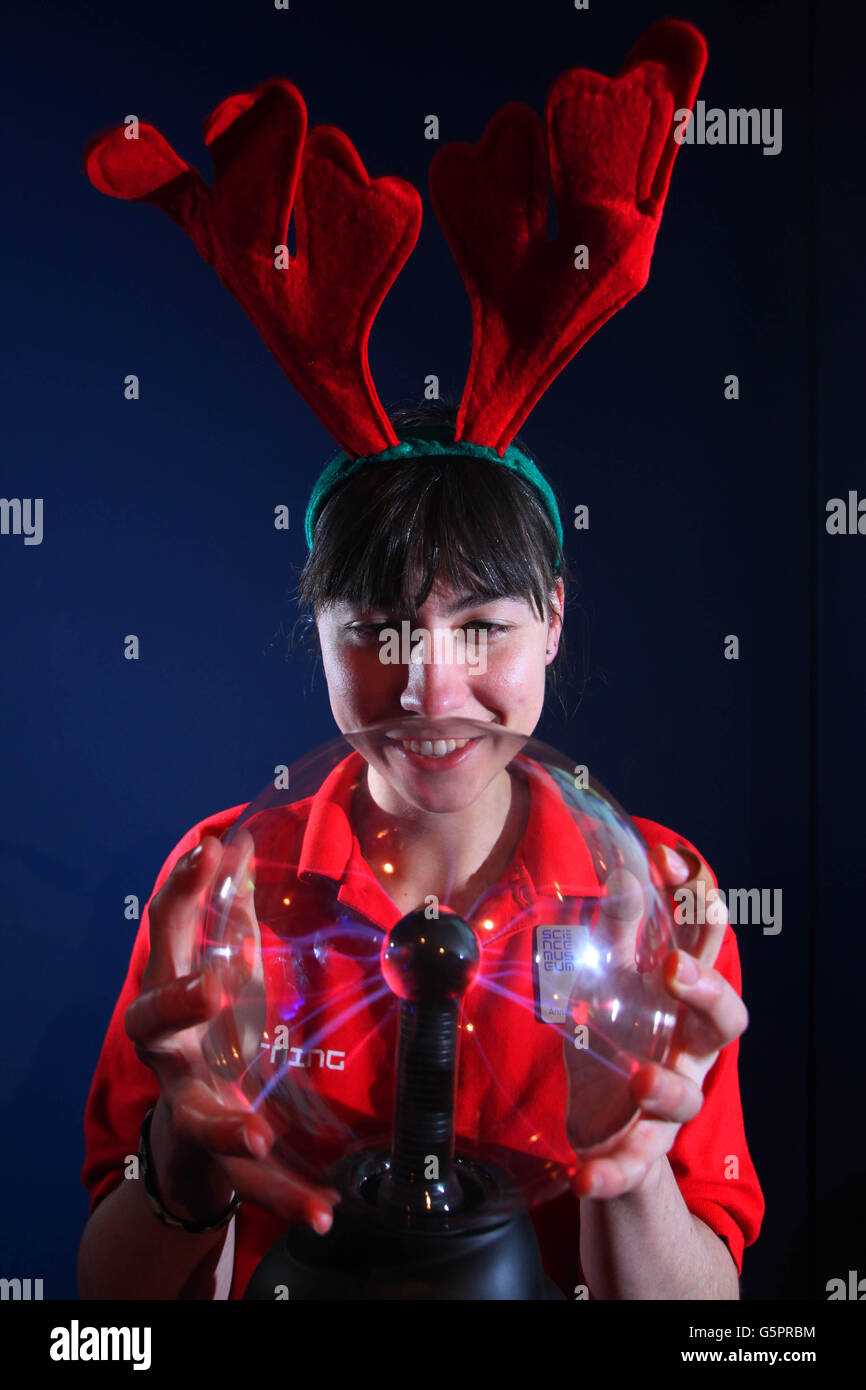 Festive Physics Christmas Show Stock Photo - Alamy
