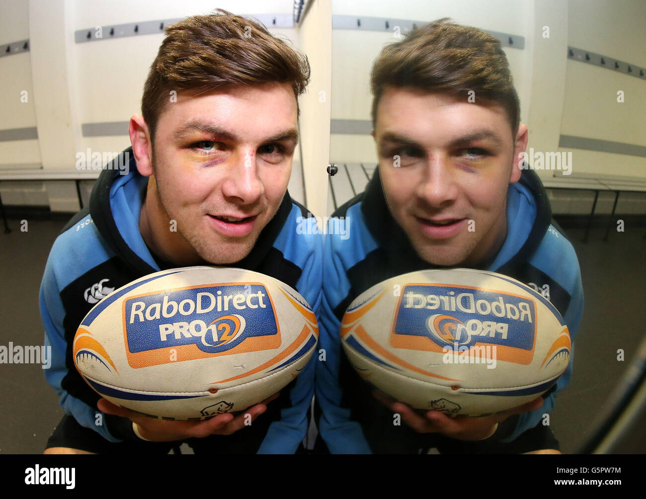 Glasgow warriors player ryan wilson team announcement scotstoun stadium ...