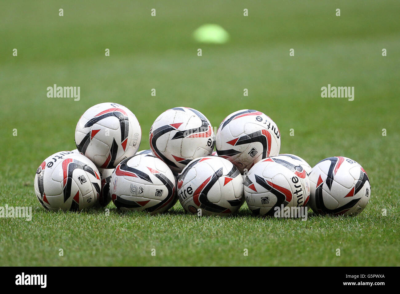 Football gspo balls ball football footballs pitch metre hi-res stock ...