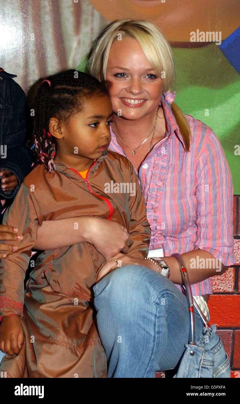 Emma Bunton and Mel B's daughter Phoenix arrive for a celebrity gala of ...