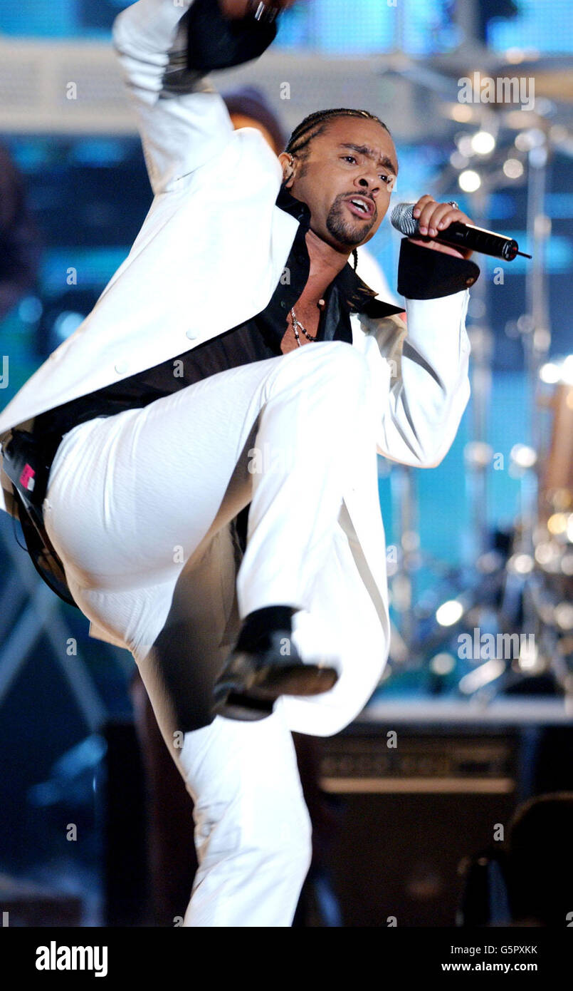 Singer Shaggy performs during the World Music Awards at the ...