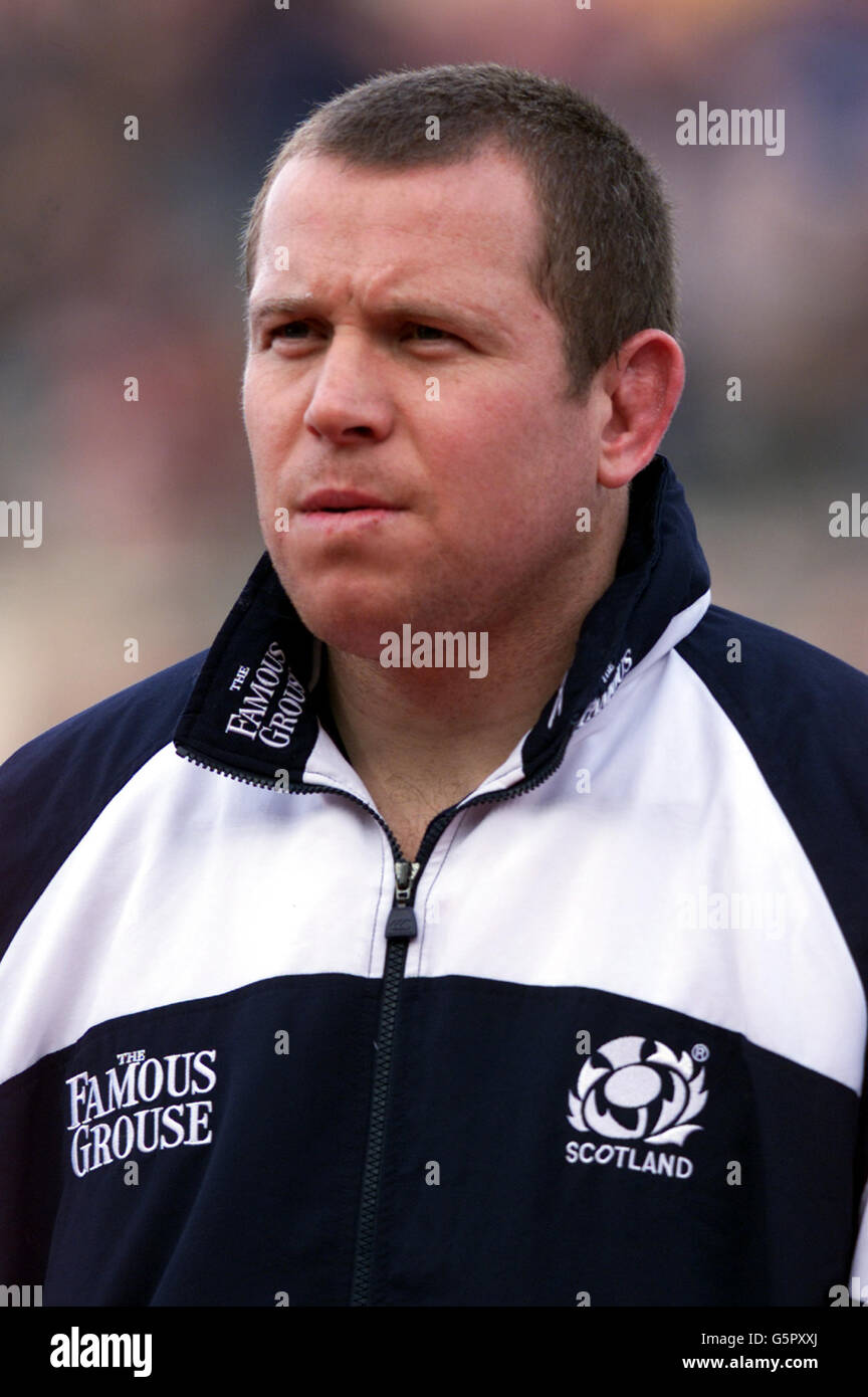 Matthew Stewart of Scotland, prior to the Lloyds TSB Six Nations game ...