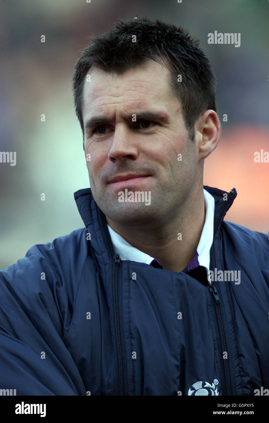 RUGBYU Logan. Kenny Logan of Scotland, prior to the Lloyds TSB Six ...