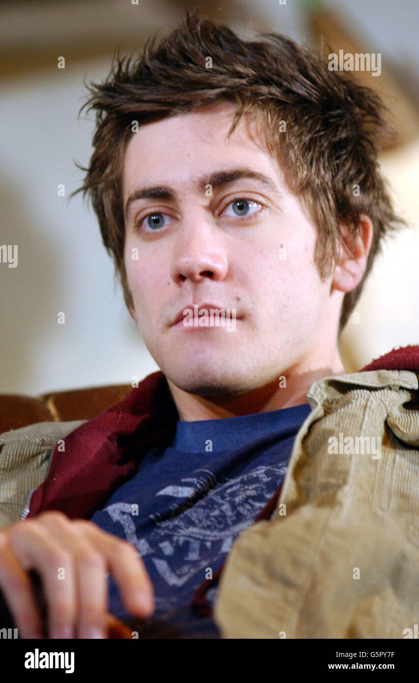 Actor Jake Gyllenhaal performing on stage during a press preview of the ...