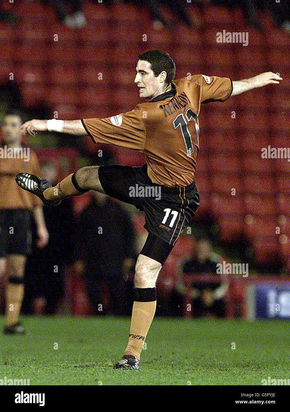 Wolverhampton Wanderers' Mark Kennedy, during the Nationwide Division ...