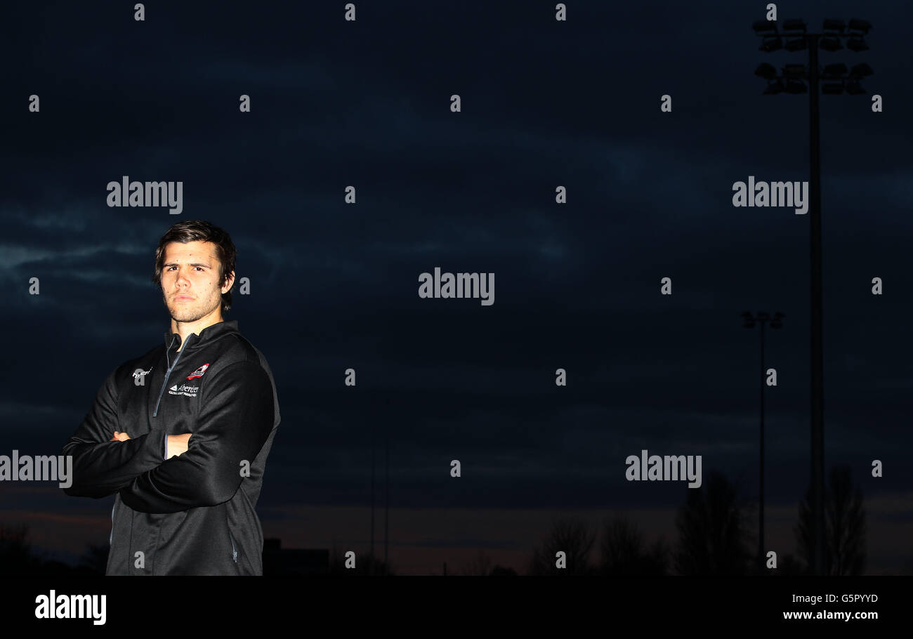 Edinburgh's Izak van der Westhuizen during a photocall at Murrayfield ...