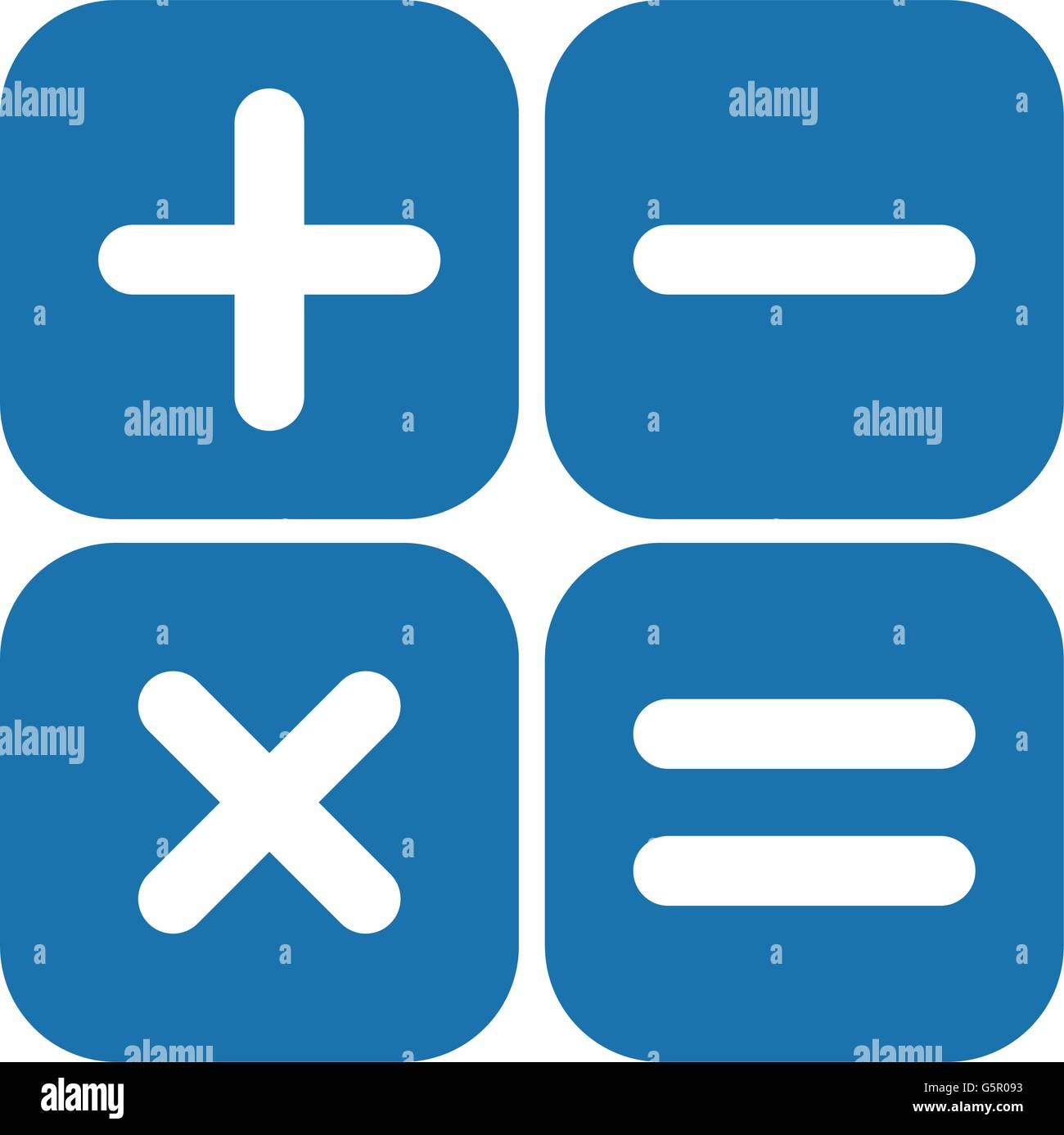 arithmetic signs box Stock Vector Image & Art - Alamy