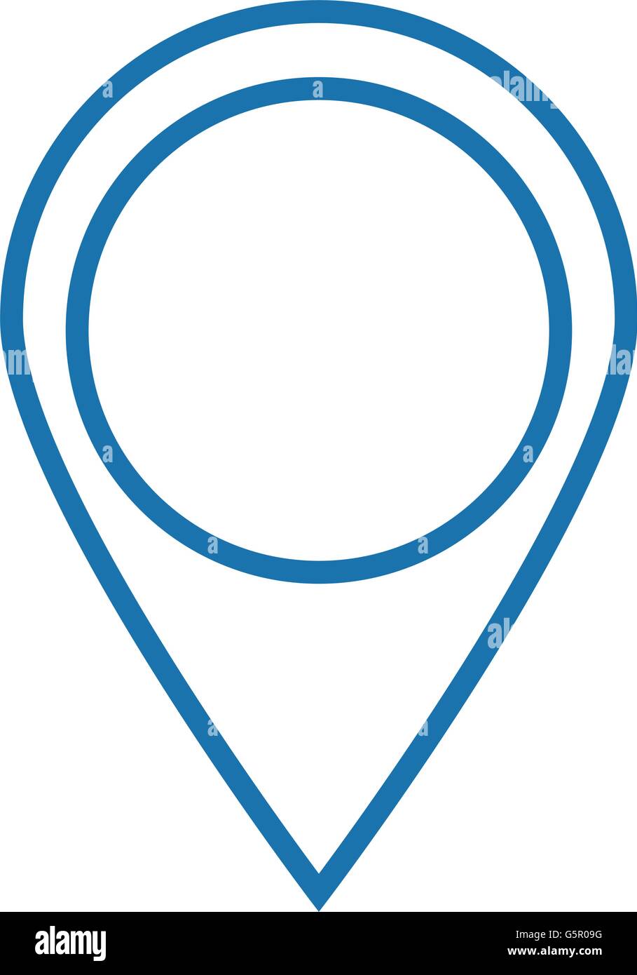 simple gps pin Stock Vector Image & Art - Alamy