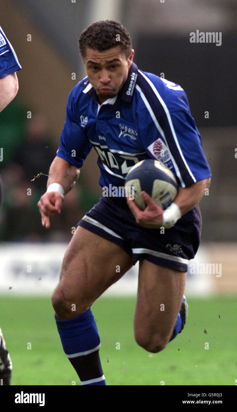 RUGBYU Robinson. Jason Robinson of Sale in action, during the Zurich ...
