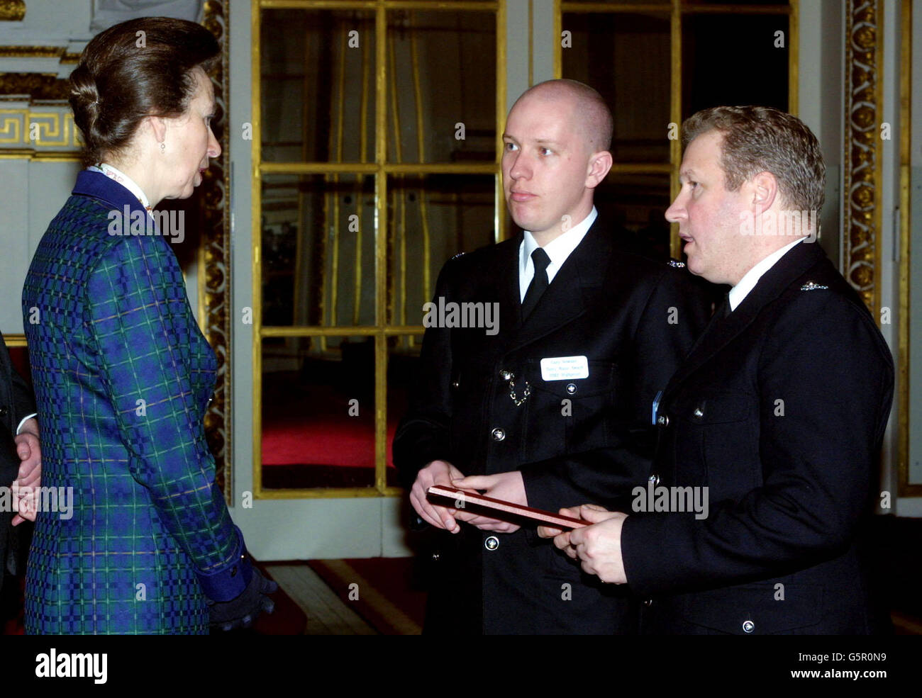 Royal awards uniforms princess anne princess royal hi-res stock ...