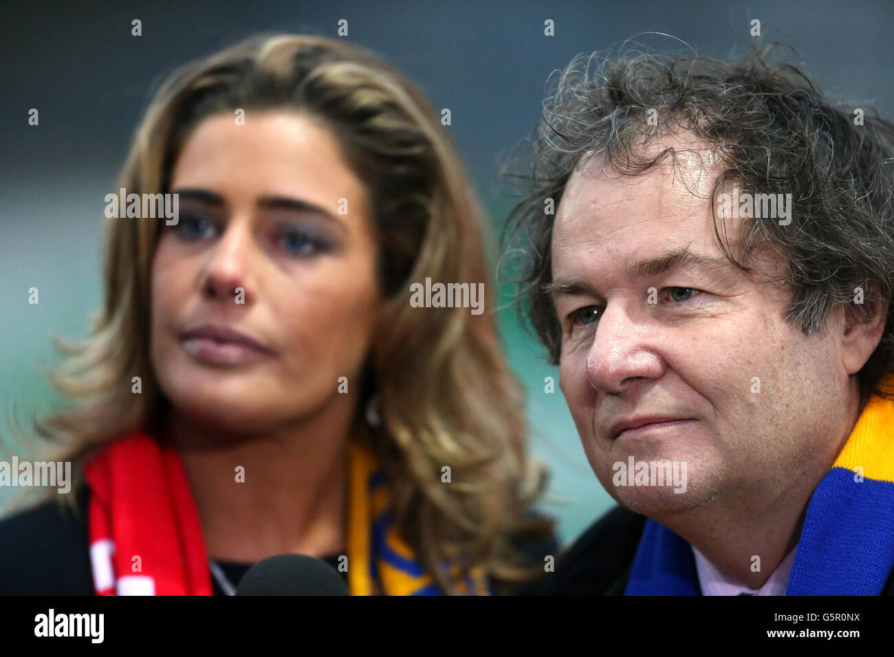 Mansfield towns chairman john radford and his wife carolyn radford hi ...