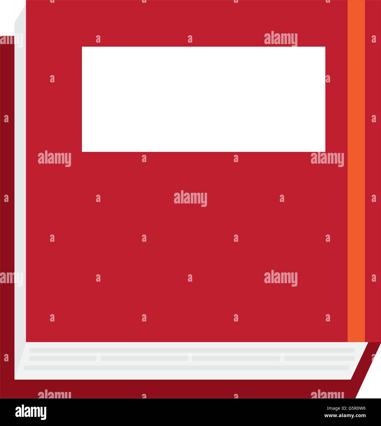 thick red book Stock Vector Image & Art - Alamy