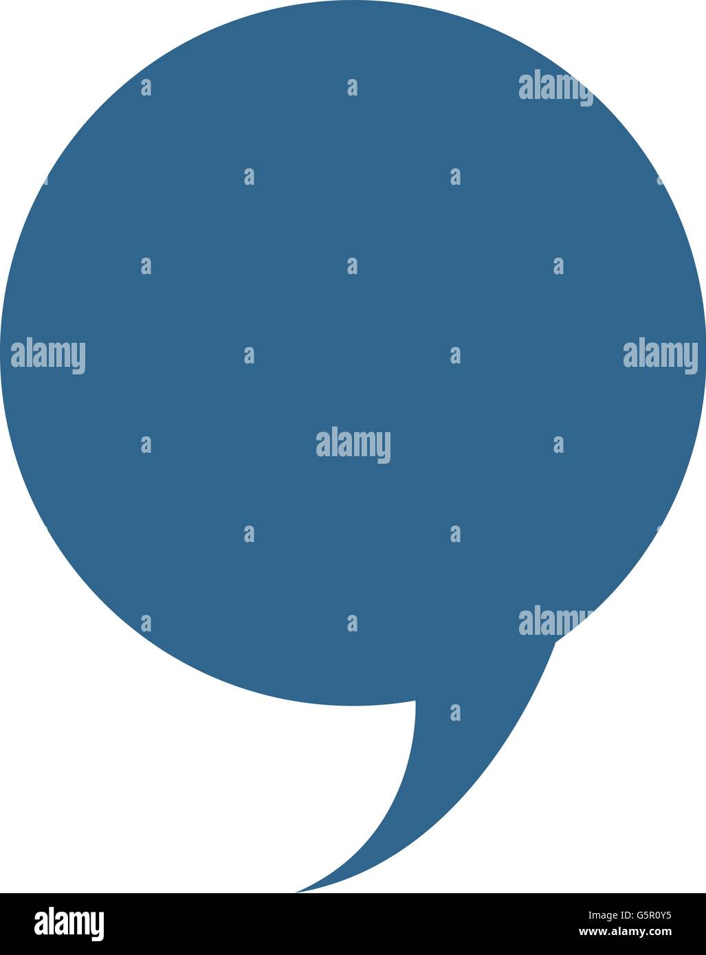 blue conversation bubble Stock Vector Image & Art - Alamy