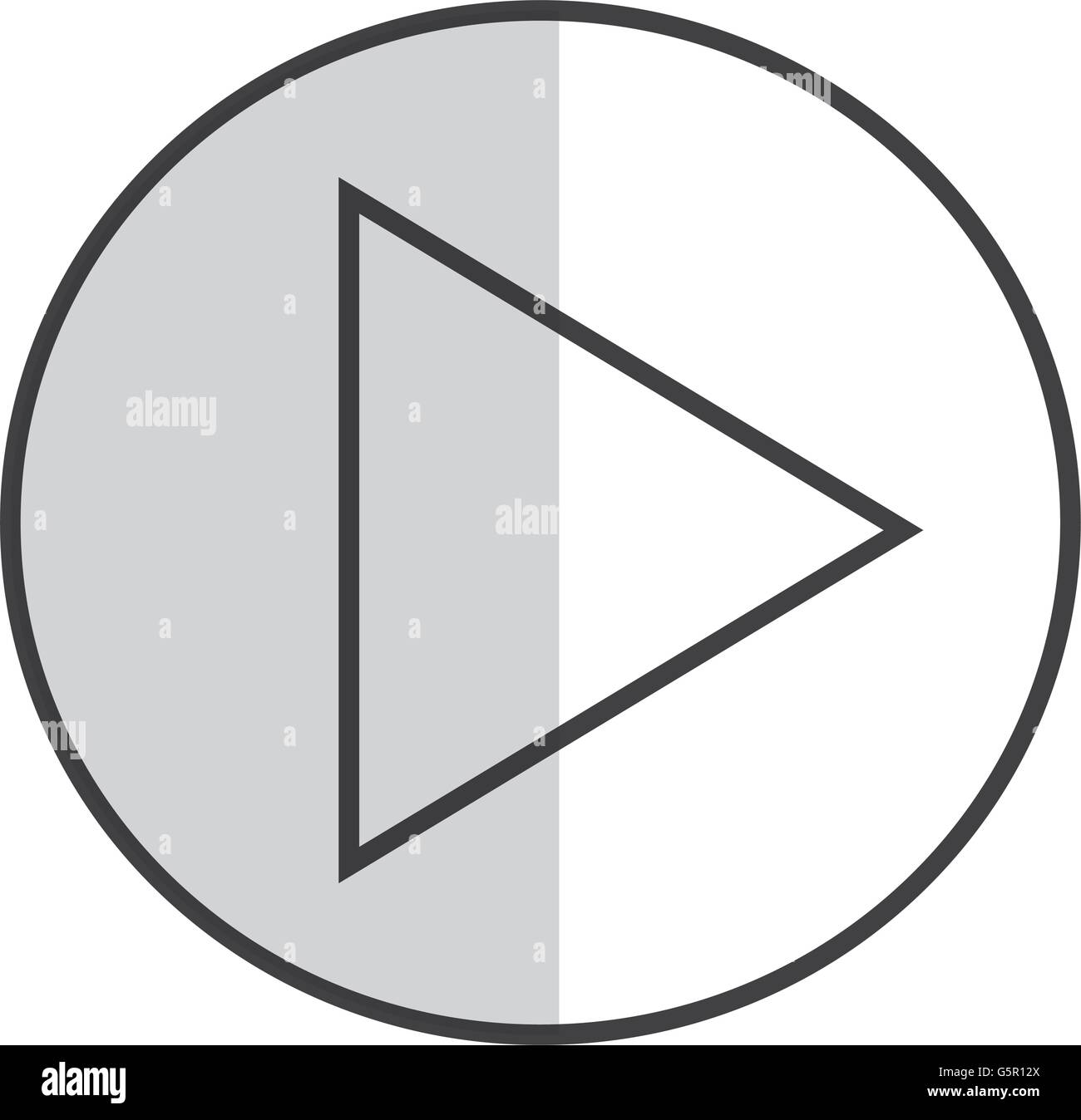 line play button Stock Vector Image & Art - Alamy