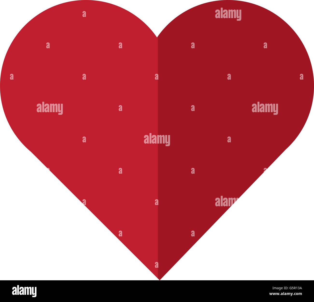 simple red heart Stock Vector Image & Art - Alamy