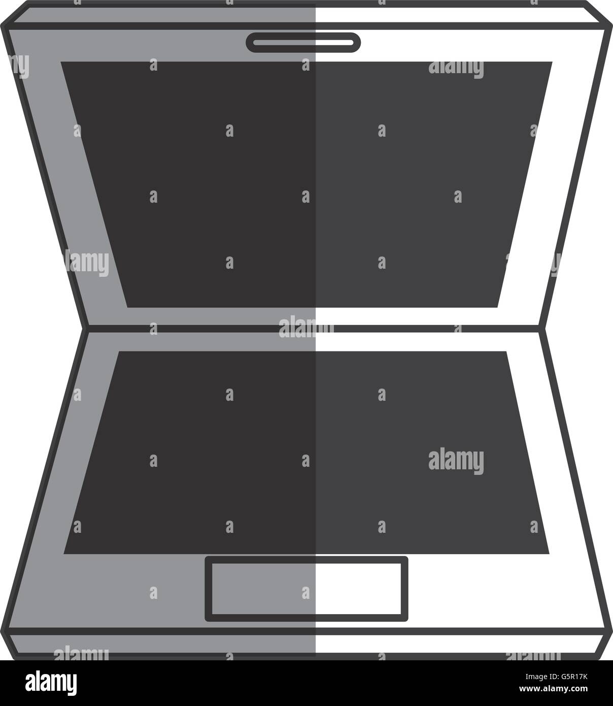 laptop topview icon Stock Vector Image & Art - Alamy