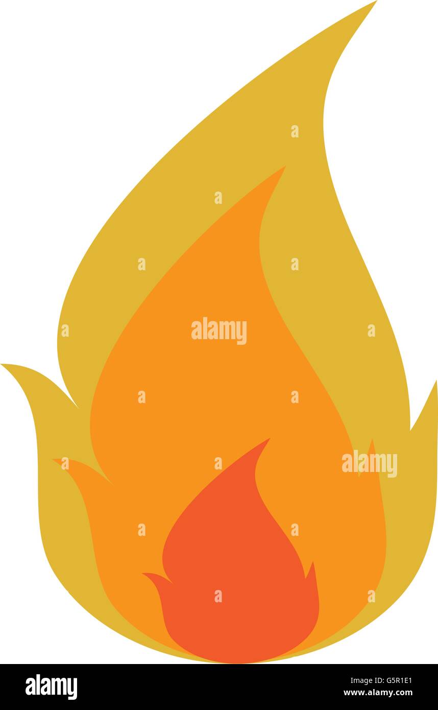 orange and yellow fire icon Stock Vector Image & Art - Alamy
