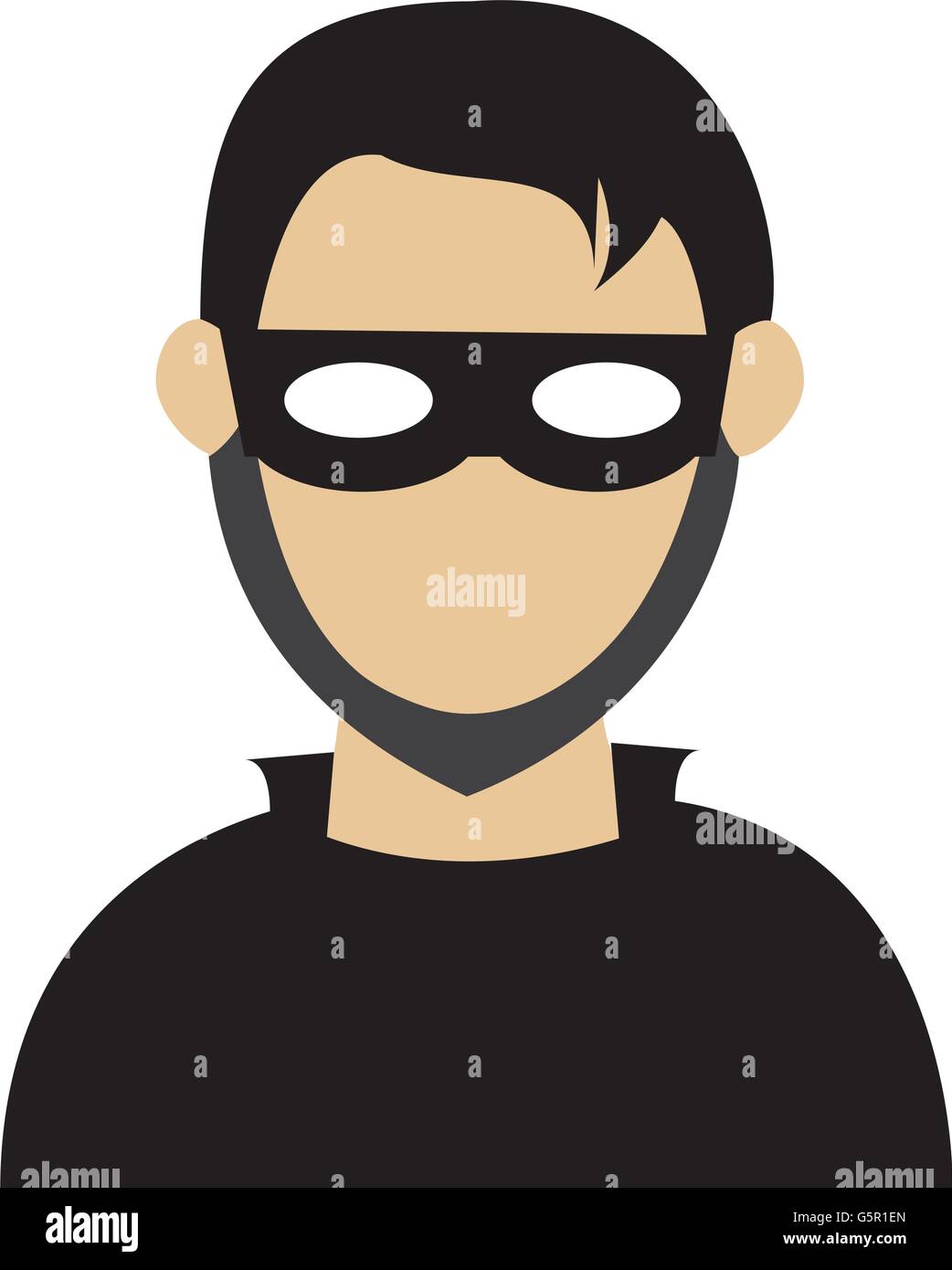 man with mask robber Stock Vector Image & Art - Alamy