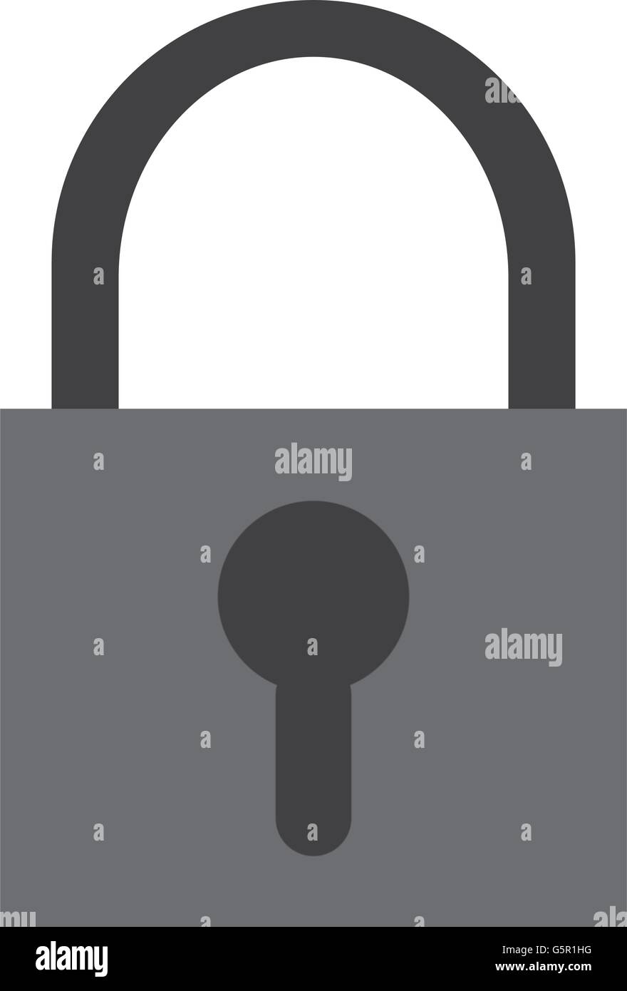 safety lock with key hole Stock Vector Image & Art - Alamy