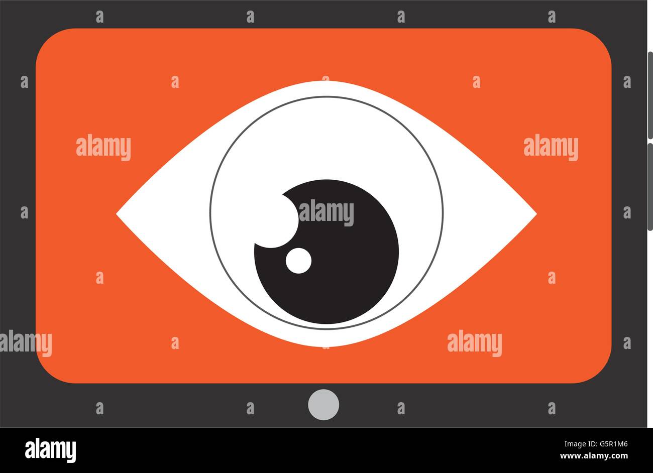 cellphone eye spy Stock Vector Image & Art - Alamy