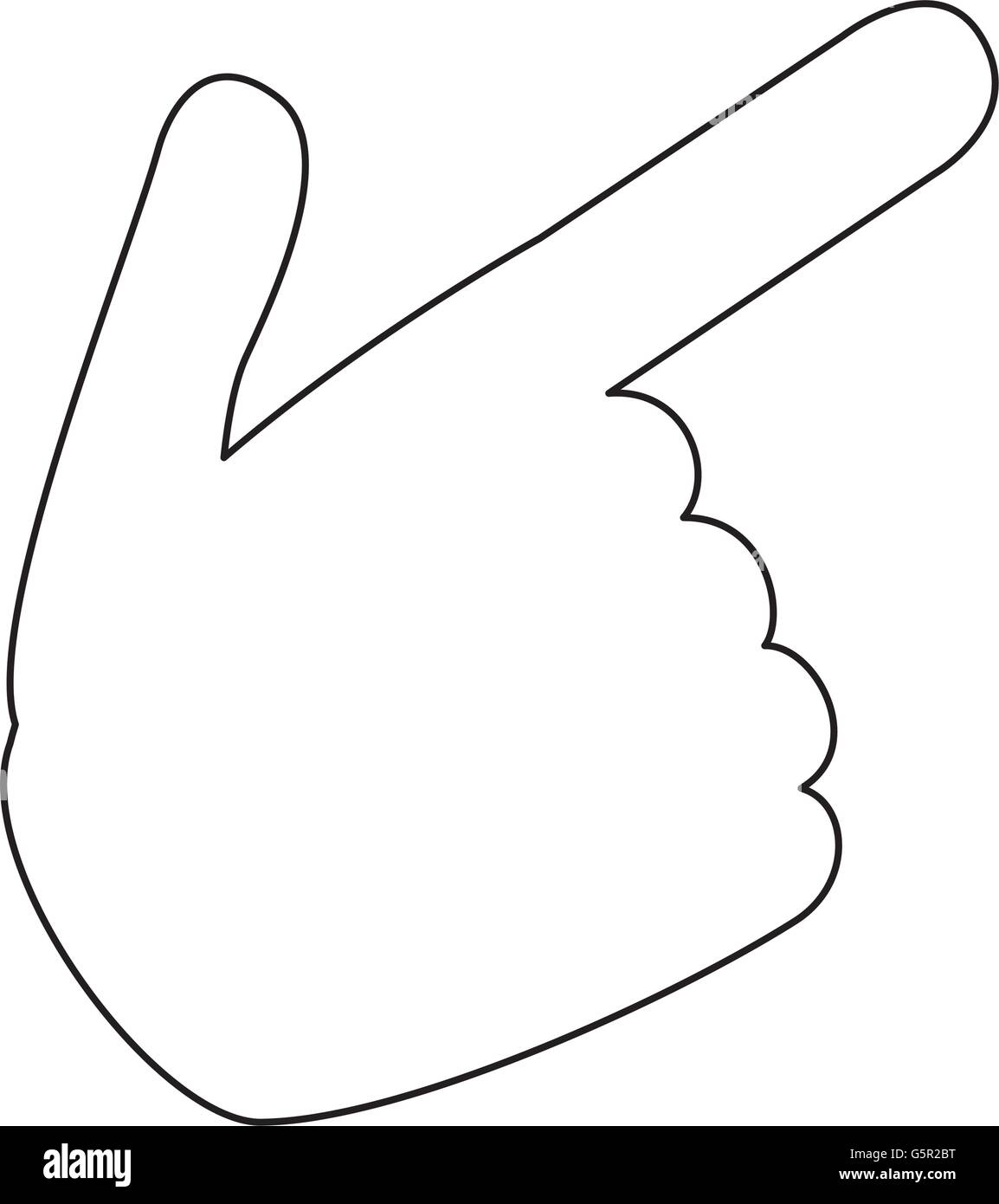 hand index finger Stock Vector Image & Art - Alamy